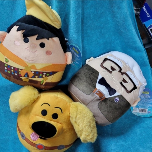 Disney | Toys | Up Plush Toy Set Russell Carl And Dug Nwt Disney Pixar ...